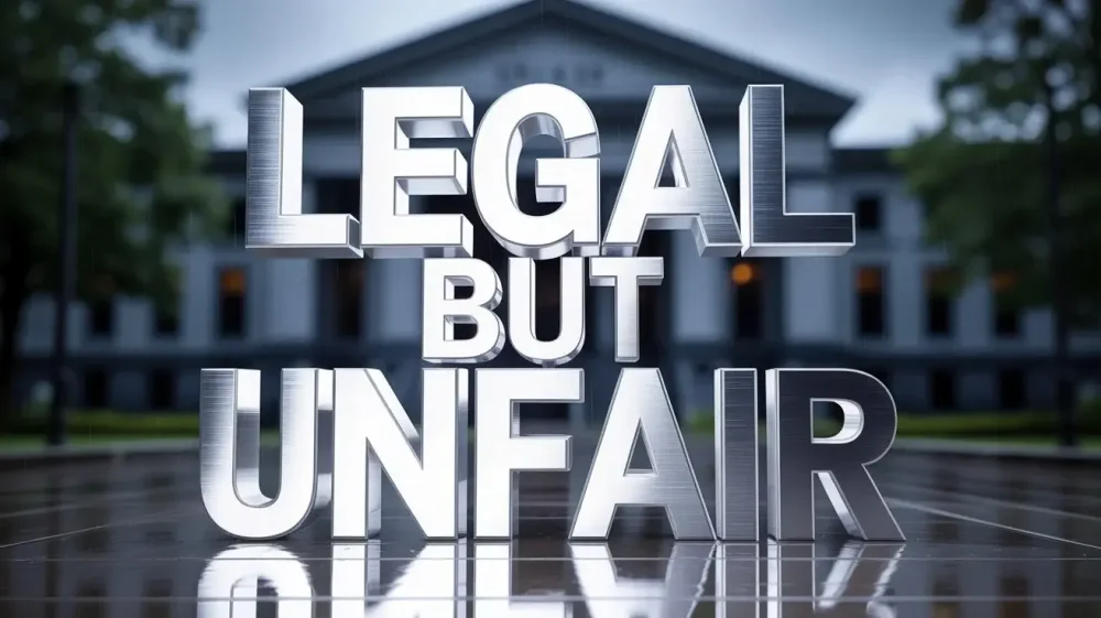 Legal But Unfair: Why some people go to jail and others don't ...
